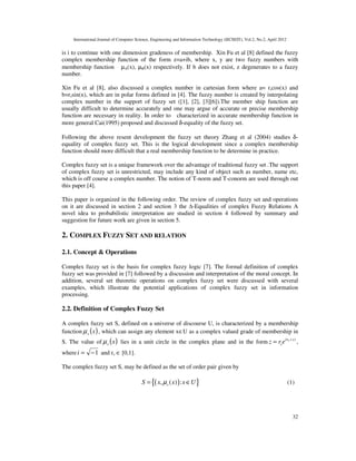 PROBABILISTIC INTERPRETATION OF COMPLEX FUZZY SET | PDF