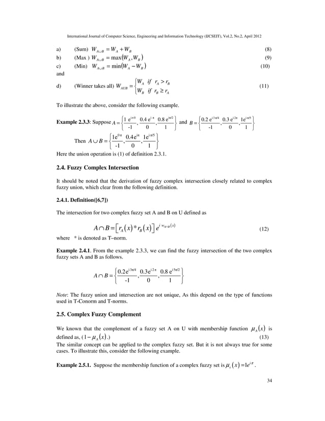 PROBABILISTIC INTERPRETATION OF COMPLEX FUZZY SET | PDF
