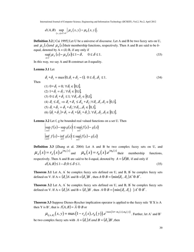 PROBABILISTIC INTERPRETATION OF COMPLEX FUZZY SET | PDF