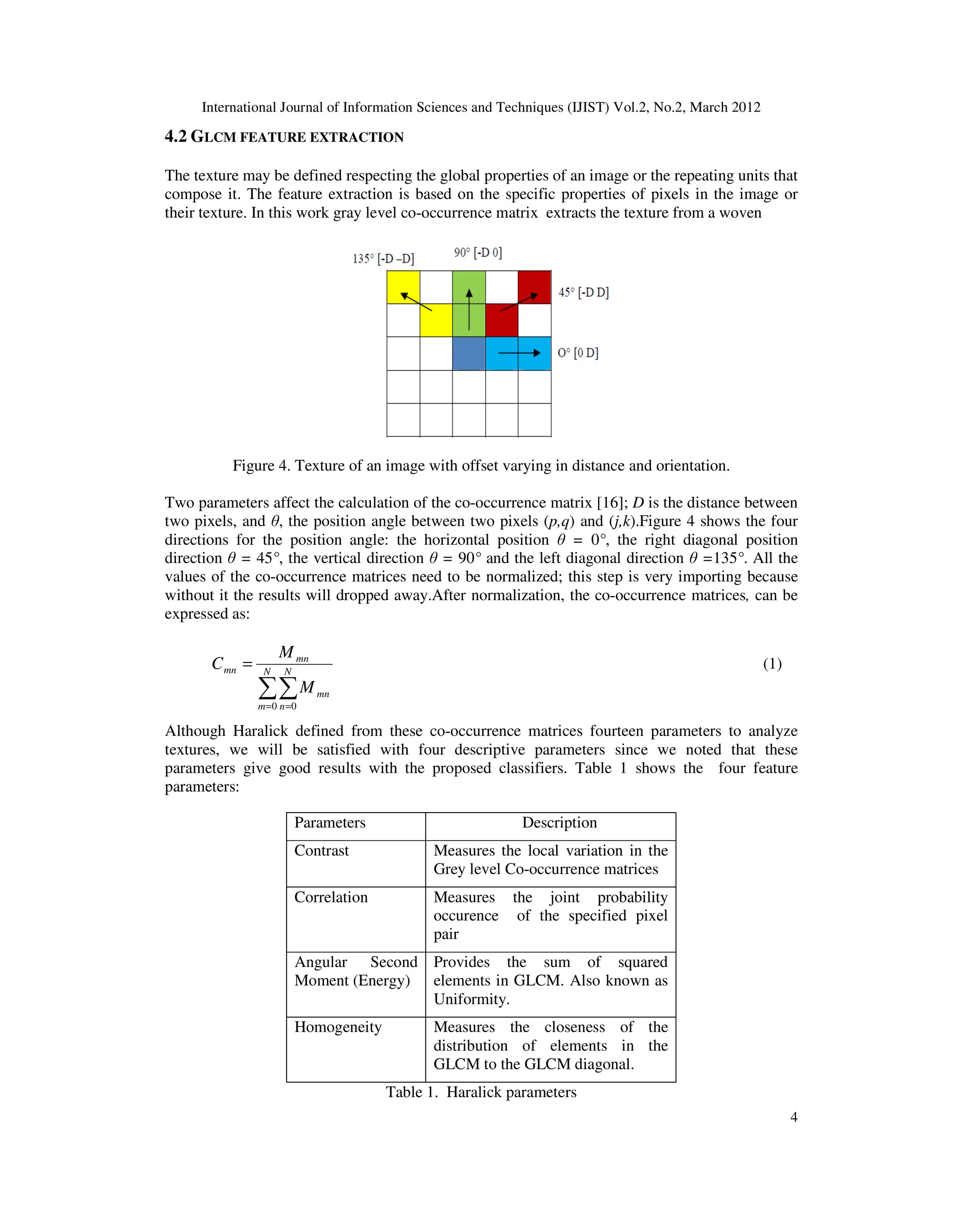 BAYESIAN CLASSIFICATION OF FABRICS USING BINARY CO-OCCURRENCE MATRIX | PDF
