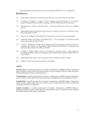 Mouse Simulation Using Two Coloured Tapes | PDF