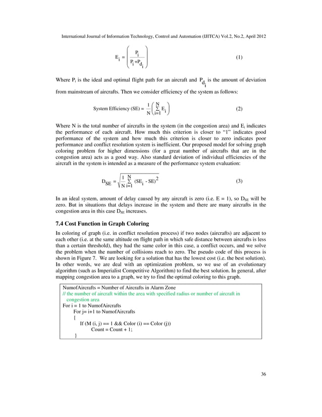 CONFLICT DETECTION AND RESOLUTION IN AIR TRAFFIC MANAGEMENT BASED ON GRAPH COLORING PROBLEM ...
