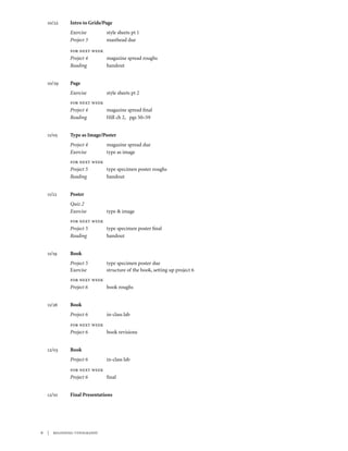 Typography I syllabus | PDF | College Planning | College Education