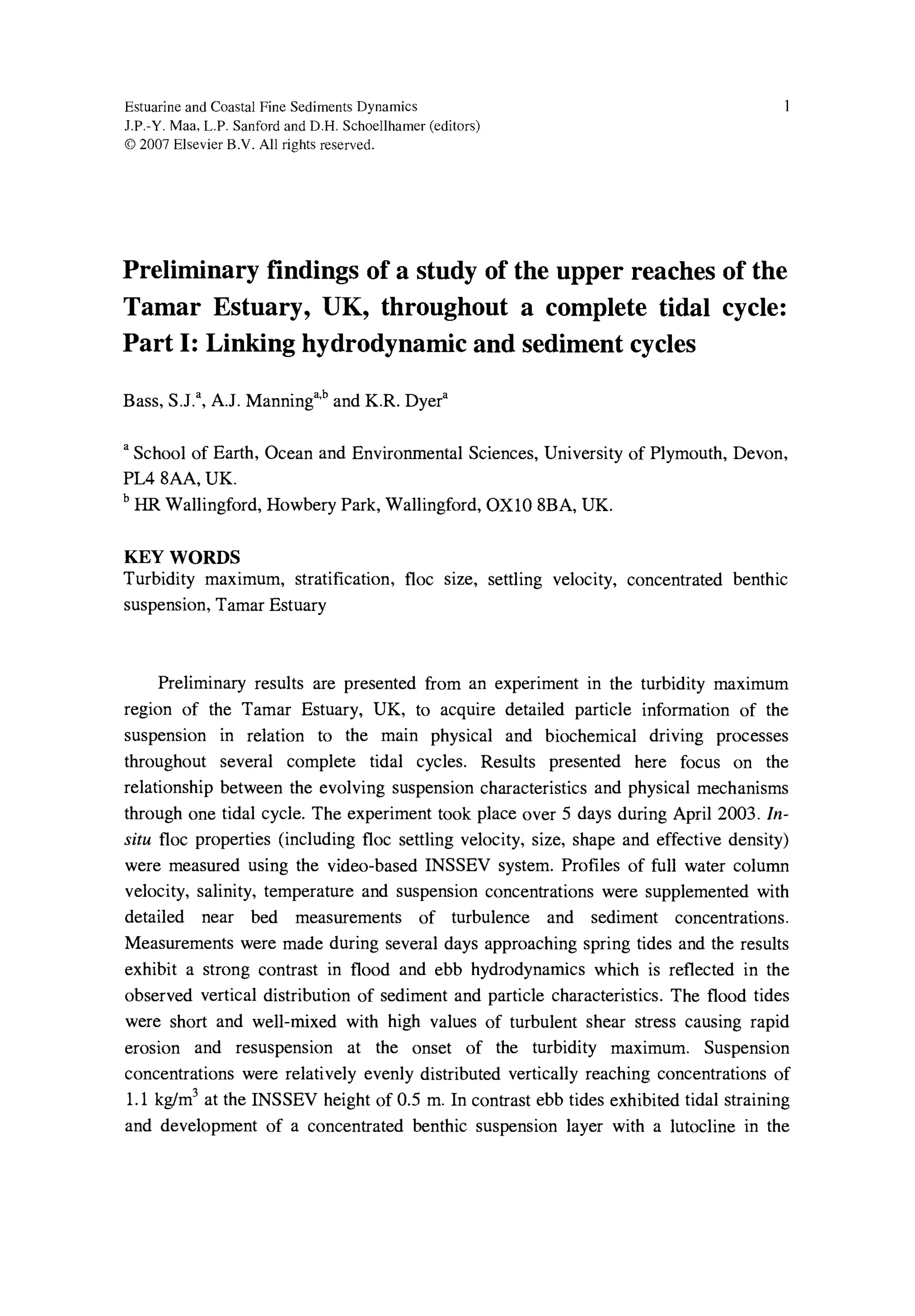 Estuarine And Coastal Fine Sediments Dynamics Intercoh 2003 Jpy Maa | PDF