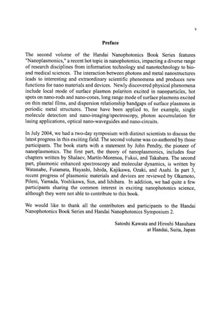 Nanoplasmonics From Fundamentals To Applications Proceedings Of The 2 ...