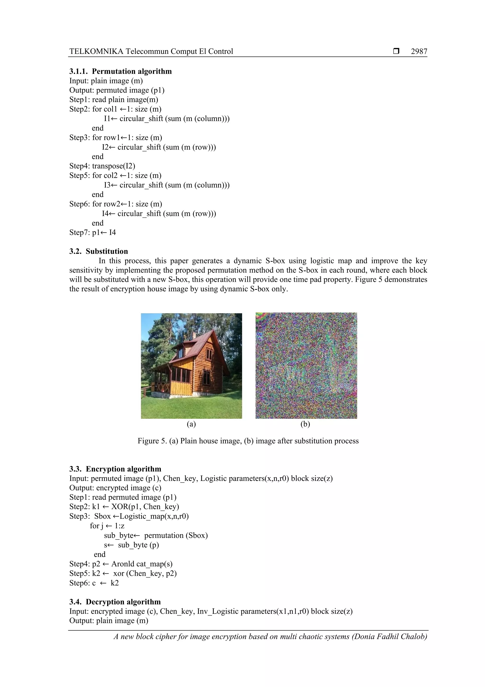 A new block cipher for image encryption based on multi chaotic systems | PDF