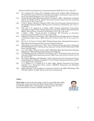 USAGE BASED COST ALLOCATION TECHNIQUE FOR EHV NETWORKS USING NON-LINEAR UTILITY FACTORS | PDF ...