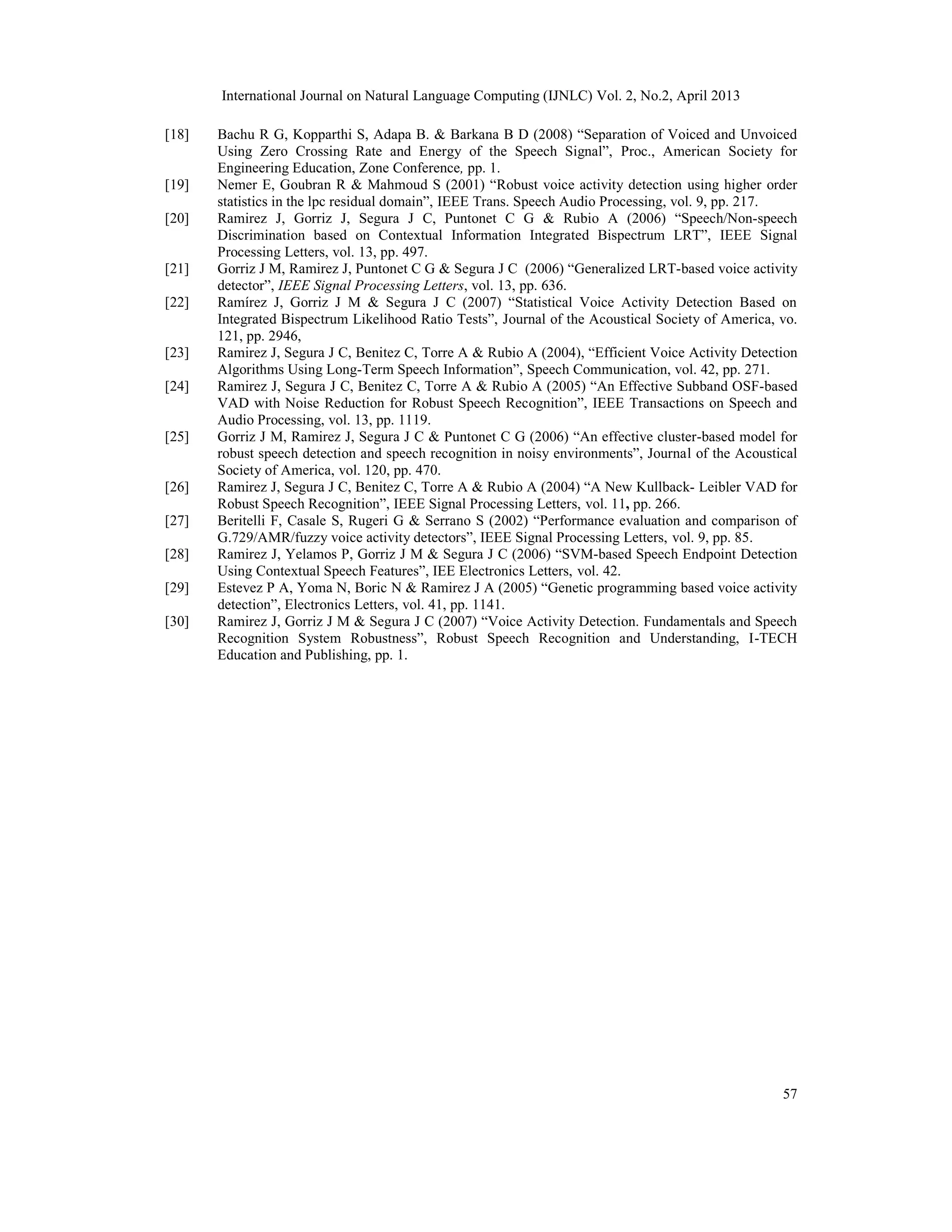 Effect of MFCC Based Features for Speech Signal Alignments | PDF