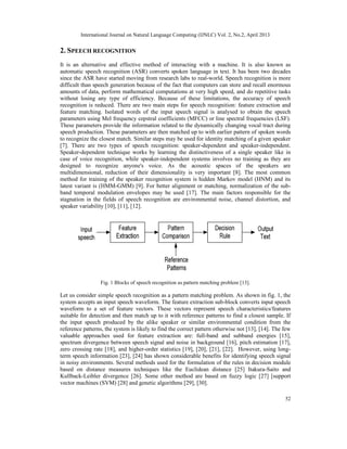 Effect of MFCC Based Features for Speech Signal Alignments | PDF