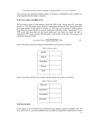 Rule Based Transliteration Scheme for English to Punjabi | PDF
