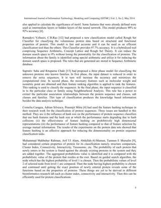 Protein Sequence Classification In Data Mining - A Study | PDF