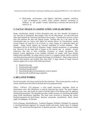 Facial Image Classification And Searching - A Survey | PDF