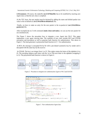 Integration of security and authentication agent in ns-2 and leach protocol for wireless sensor ...