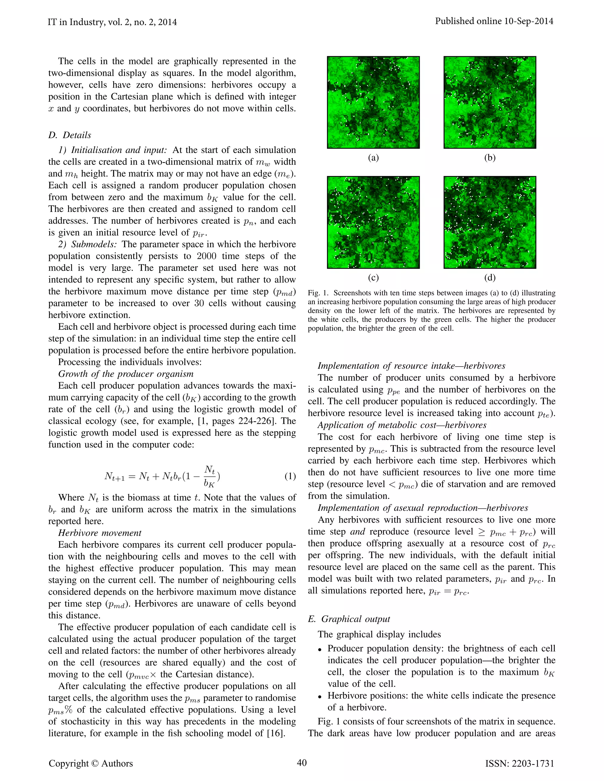 Programmatic Detection Of Spatial Behaviour In An Agent Based Model Pdf