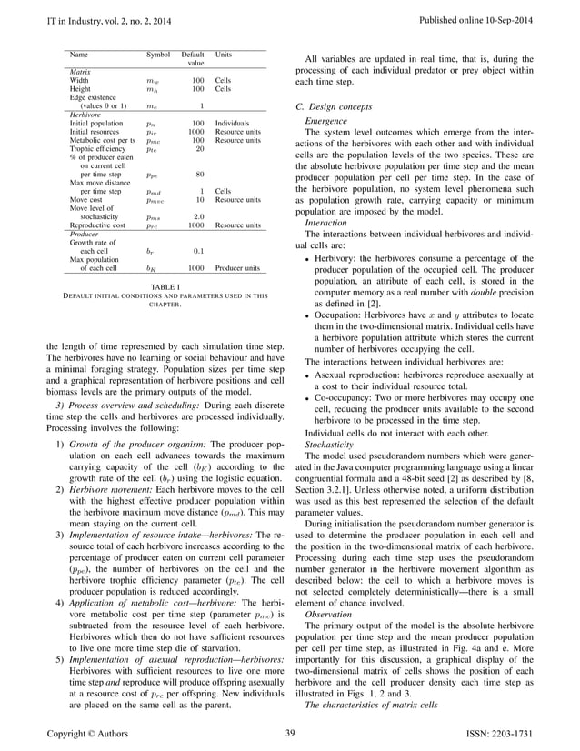 Programmatic Detection Of Spatial Behaviour In An Agent Based Model Pdf