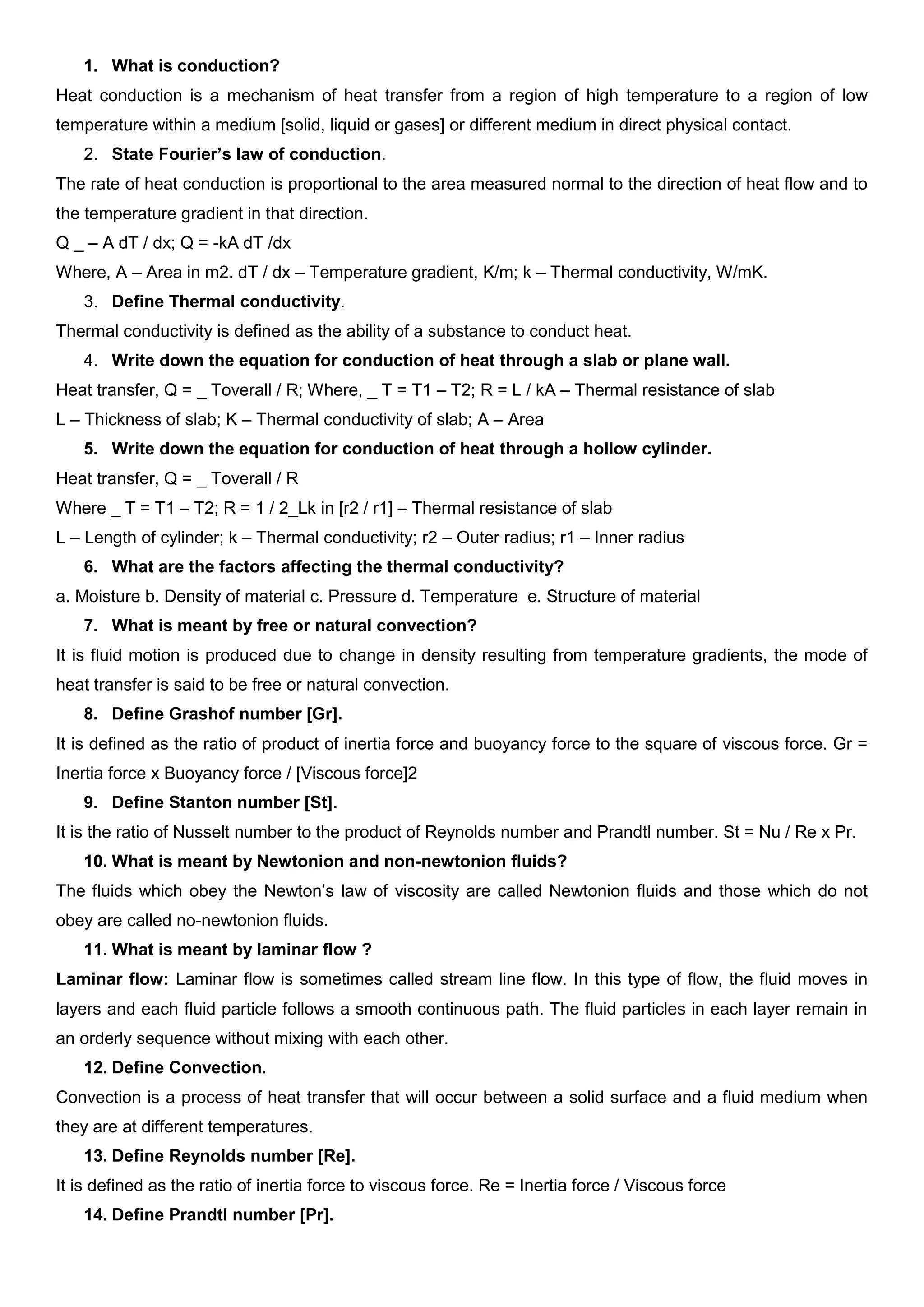 221501382 heat-transfer-viva-questions | PDF