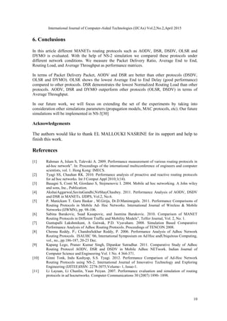 COMPARATIVE ANALYSIS OF ROUTING PROTOCOLS IN MOBILE AD HOC NETWORKS | PDF | Computer Networking ...