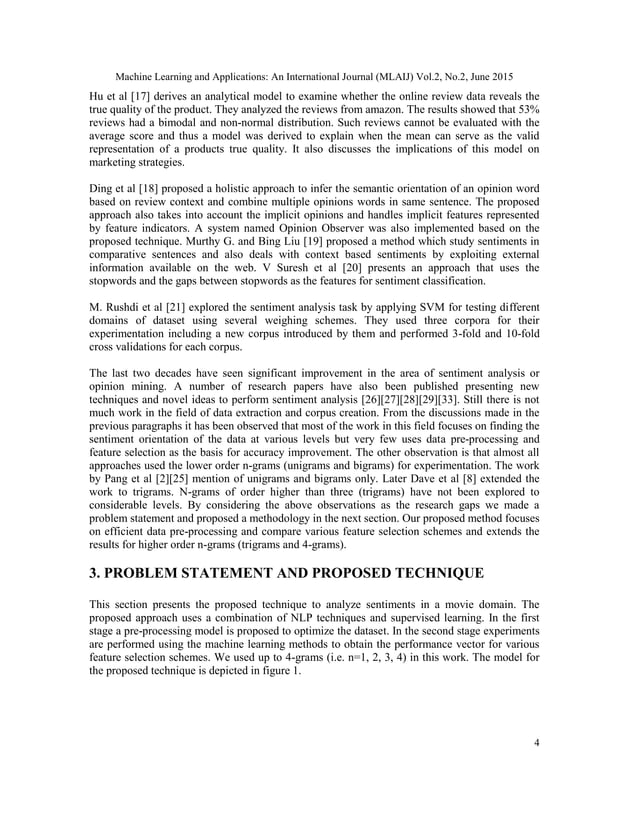FEATURE SELECTION AND CLASSIFICATION APPROACH FOR SENTIMENT ANALYSIS | PDF