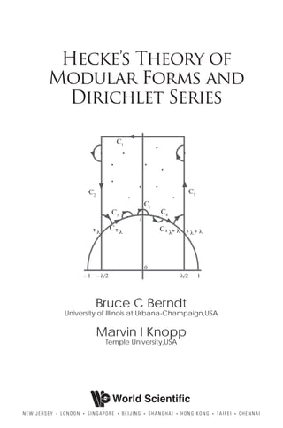 Heckes Theory Of Modular Forms And Dirichlet Series 2 Revised Bruce C ...