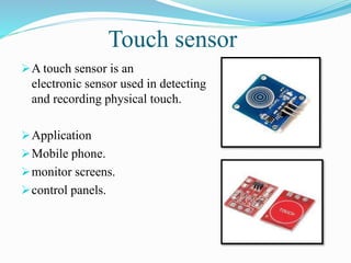 All Types of sensor in power point presentation | PPTX
