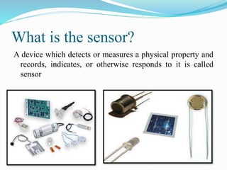All Types of sensor in power point presentation | PPTX