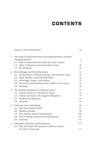 Social Movements an Introduction Second Edition Mario Diani | PDF