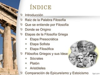 FILOSOFIA GRIEGA | PPT