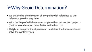 GEOID-DETERMINAION | PPTX