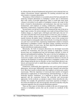 Transport Phenomena In Multiphase Systems Amir Faghri And Yuwen Zhang ...