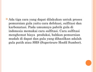 ALAT INDUSTRI KIMIA GULA | PPT