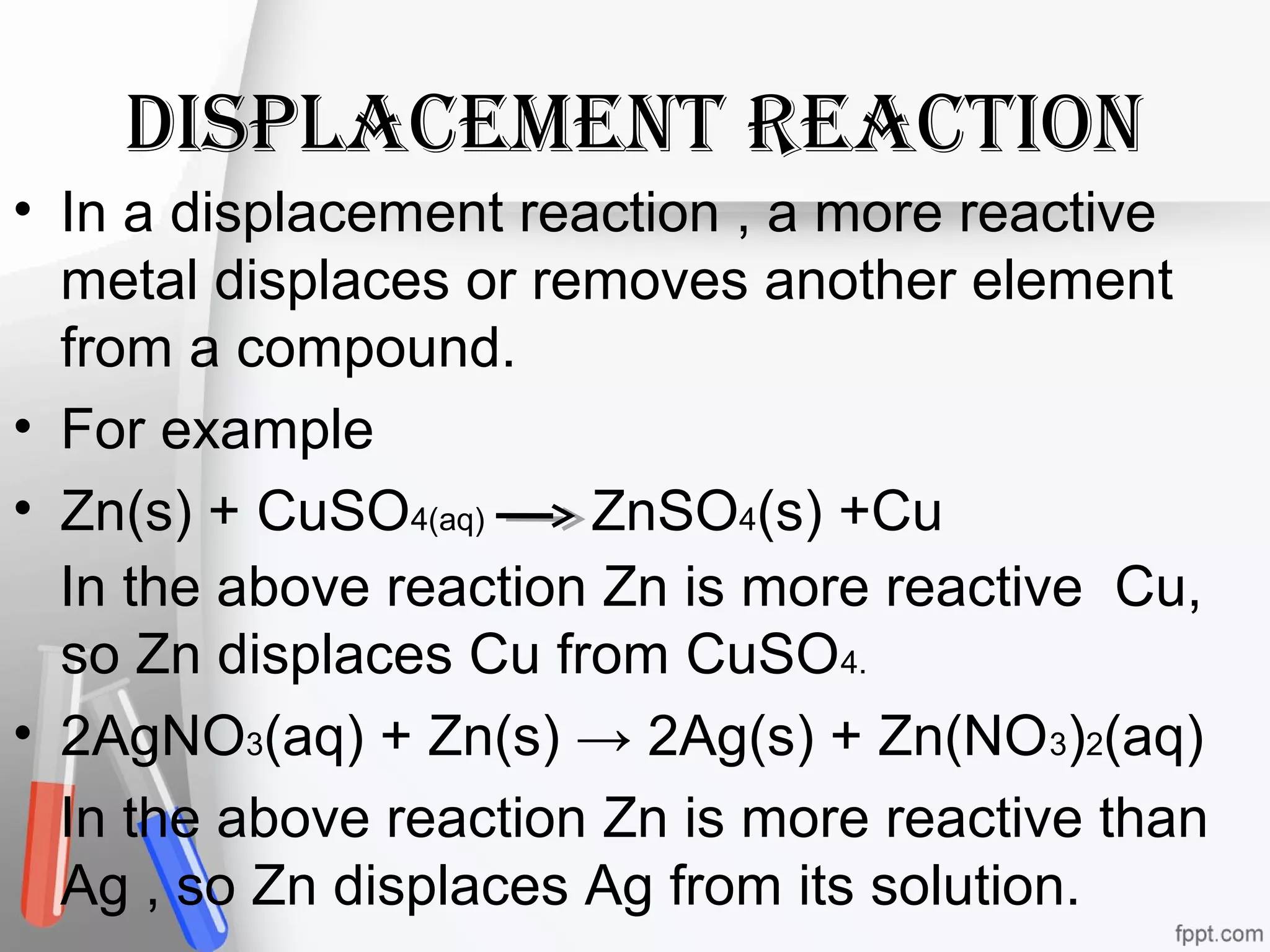 CHEMICAL REACTIONS AND EQUATIONS | PPT