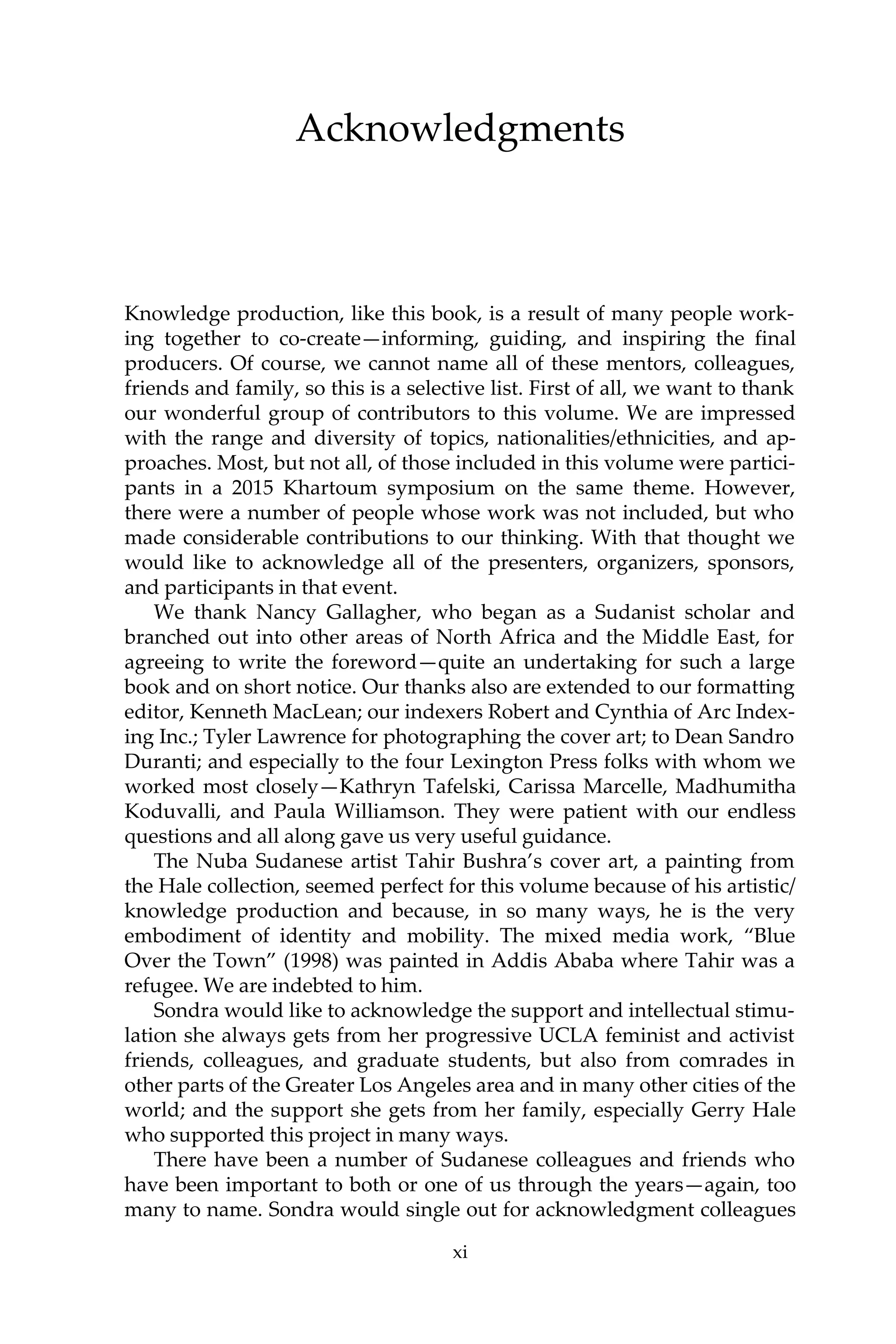 Networks Of Knowledge Production In Sudan Identities Mobilities And ...