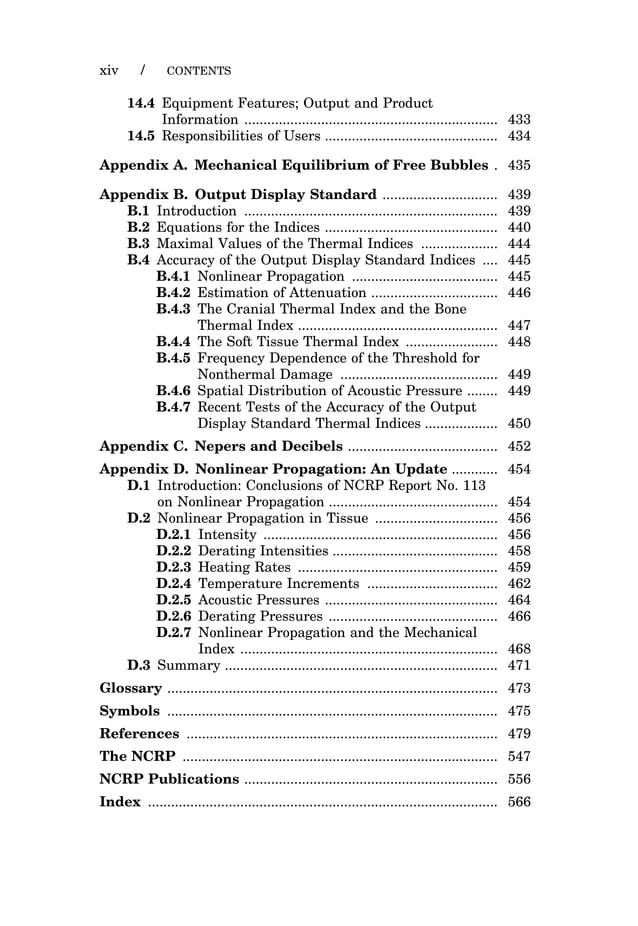 Exposure Criteria For Medical Diagnostic Ultrasound Ii Criteria Based ...