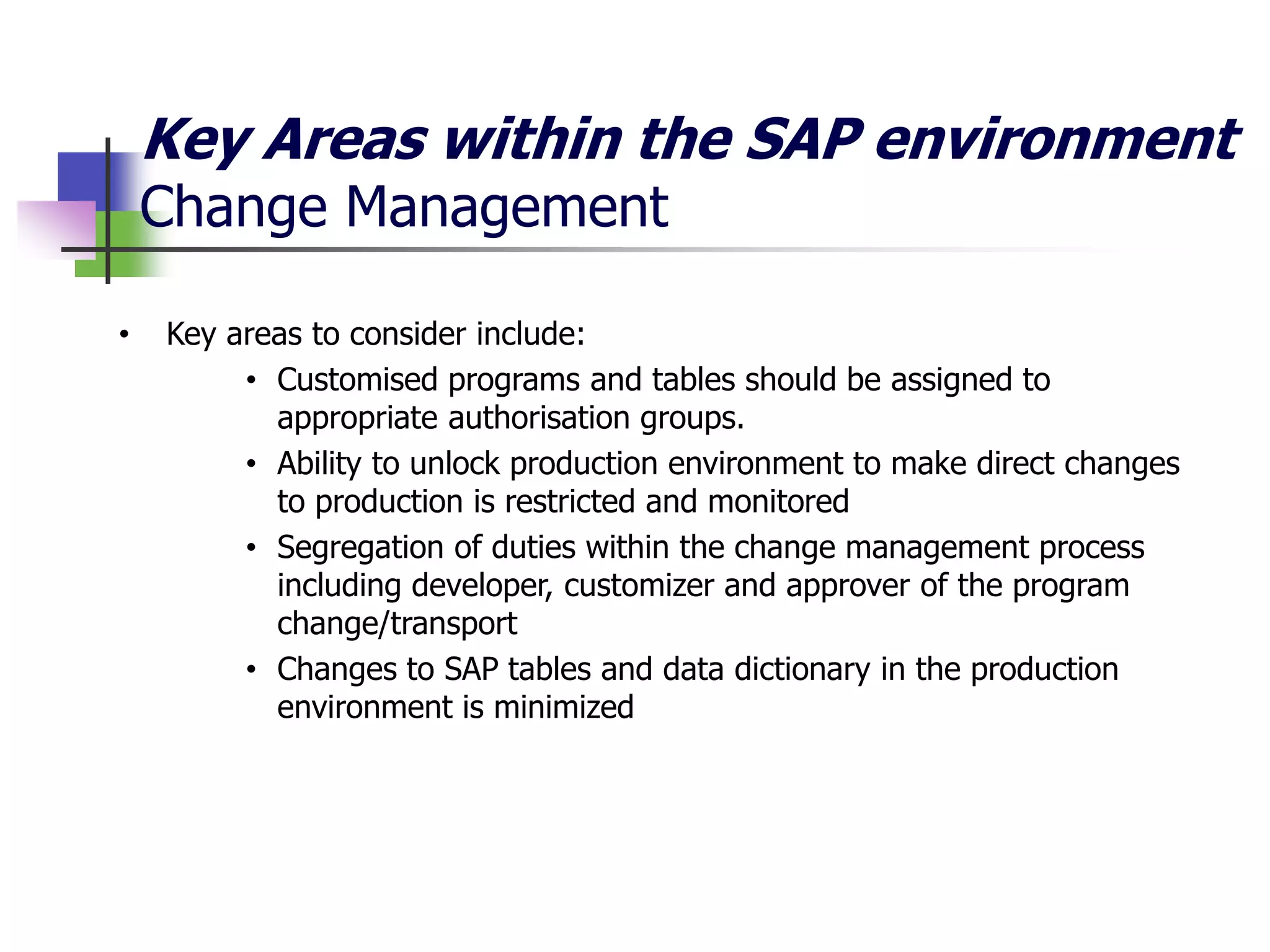 Sap Security And Grc Framework Pptx