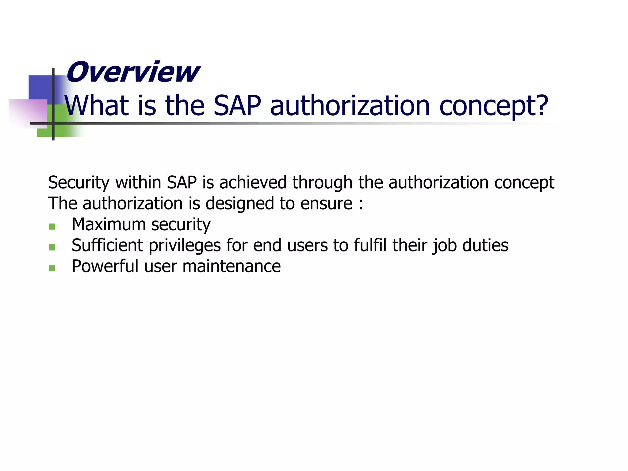 Sap Security And Grc Framework Pptx