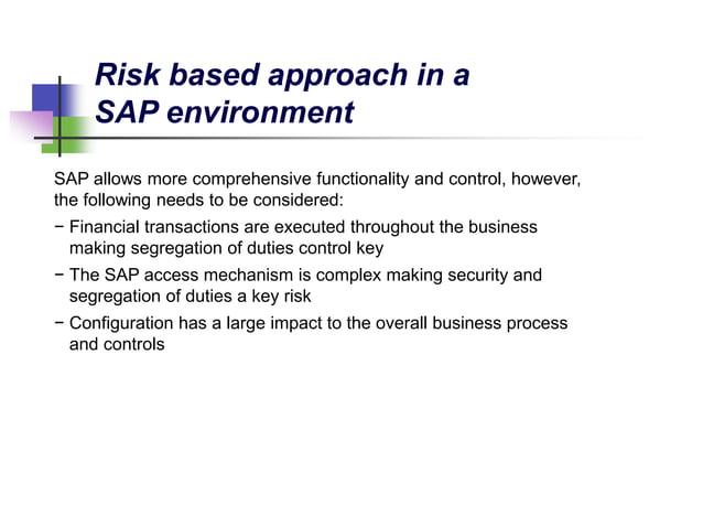 SAP Security & GRC Framework | PPTX