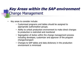 SAP Security & GRC Framework | PPTX