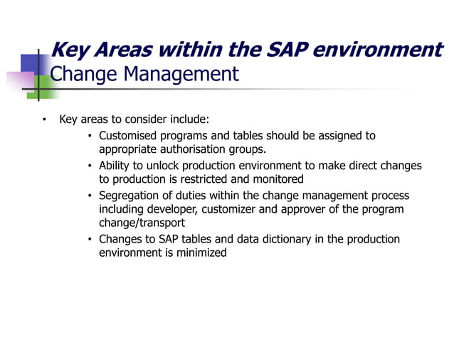 SAP Security & GRC Framework | PPTX