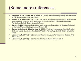 221 - Positive Psychology | PPT