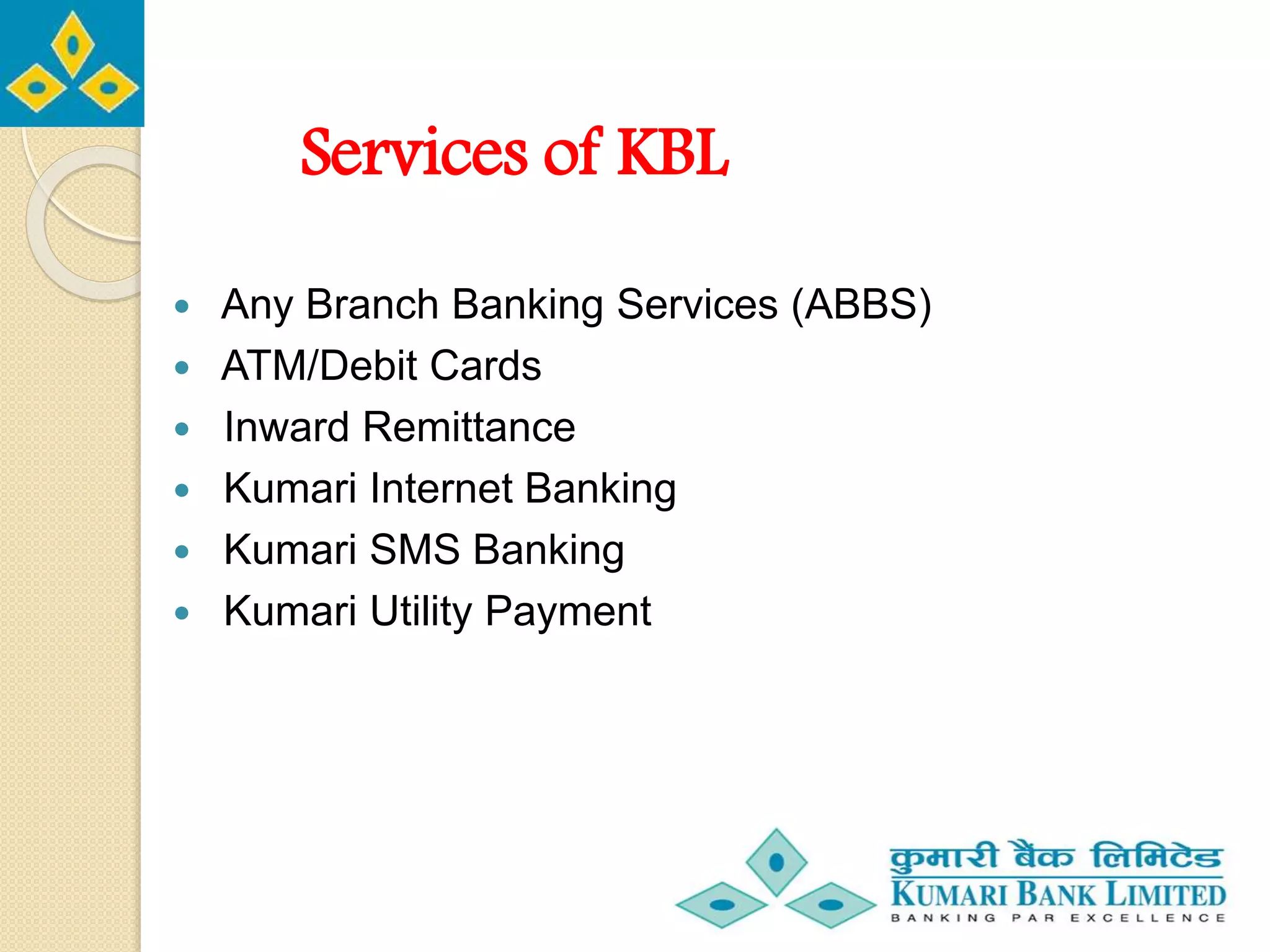 An Internship Report On Kumari Bank Ltd | PPTX