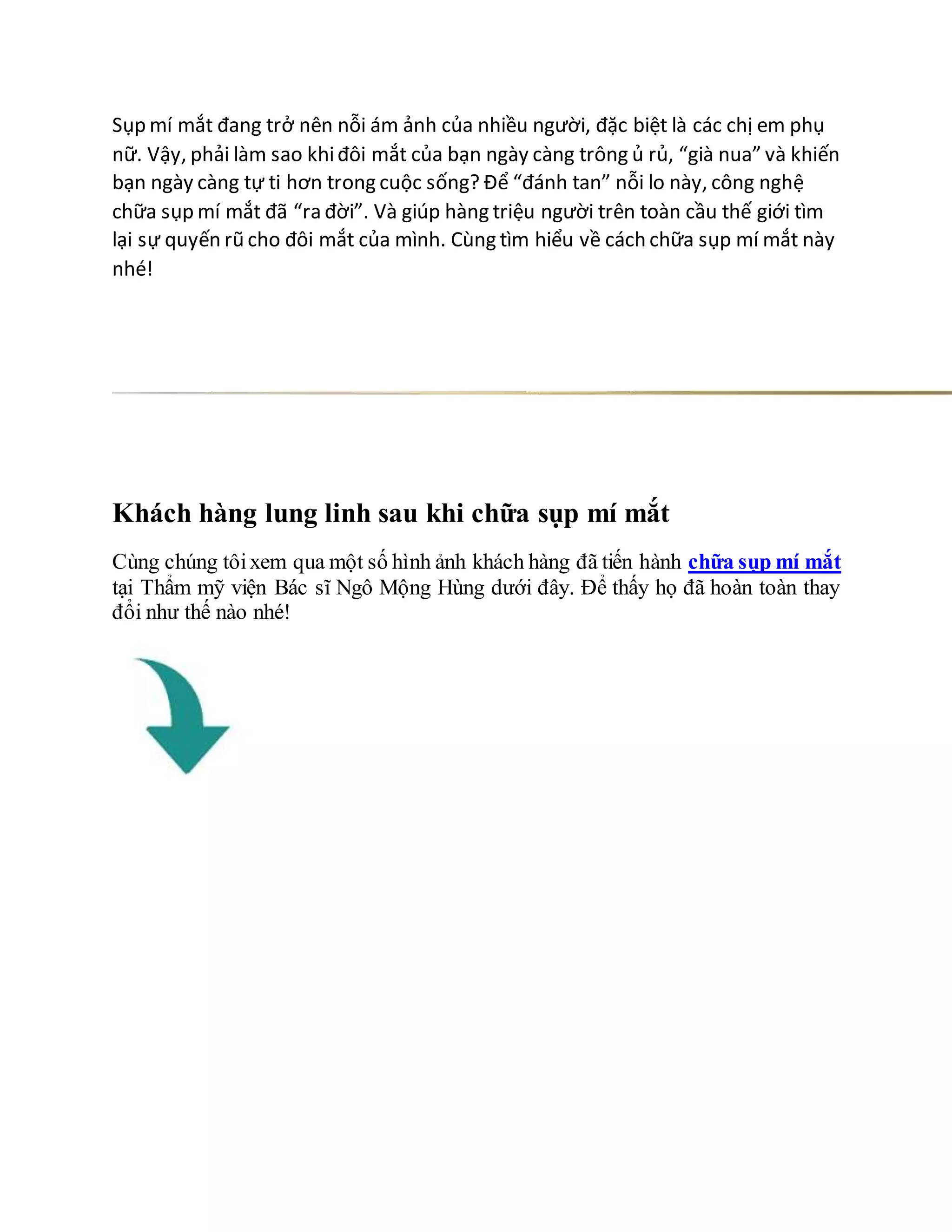 Sụp mí mắt | DOCX