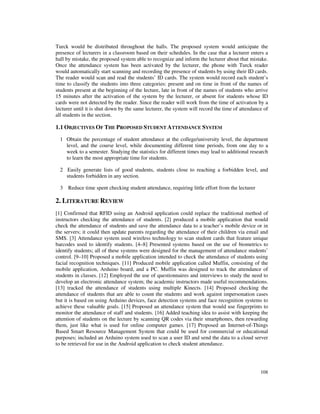 MONITORING STUDENT ATTENDANCE USING A SMART SYSTEM AT TAIF UNIVERSITY | PDF