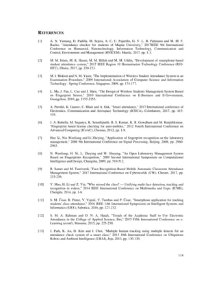 MONITORING STUDENT ATTENDANCE USING A SMART SYSTEM AT TAIF UNIVERSITY | PDF