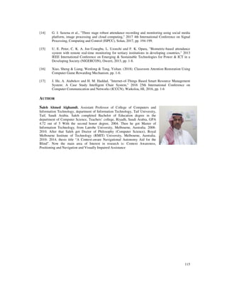 MONITORING STUDENT ATTENDANCE USING A SMART SYSTEM AT TAIF UNIVERSITY | PDF