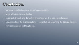 Compositional and Microstructural analysis | PPT