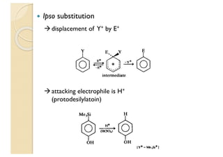Electrophilic aromatic substitution presentation | PDF