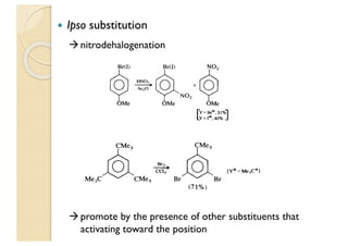 Electrophilic aromatic substitution presentation | PDF