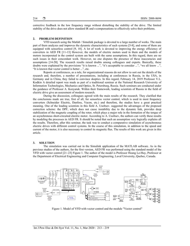 Stabilization of the stator and rotor flux linkage of the induction motor in the asynchronous ...