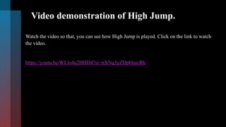 Physical Education High Jumping | PPTX