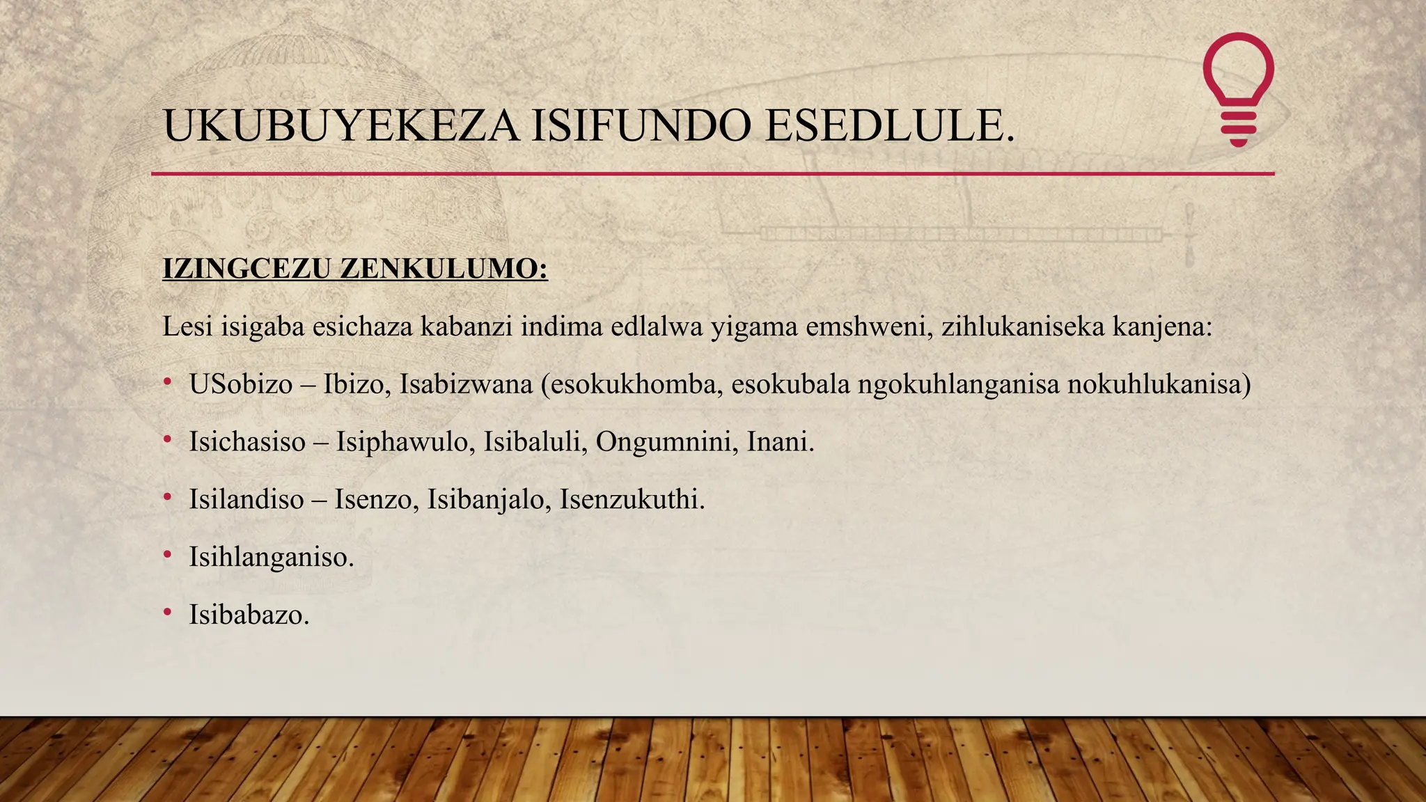 Izimo zokukhuluma izaga nezisho ngaphansi kwekhono lolimi {Izakhiwo ...